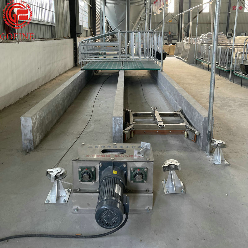 Farms Compost Fertilizer Production Automatic Slurry Scrapers Flat Type