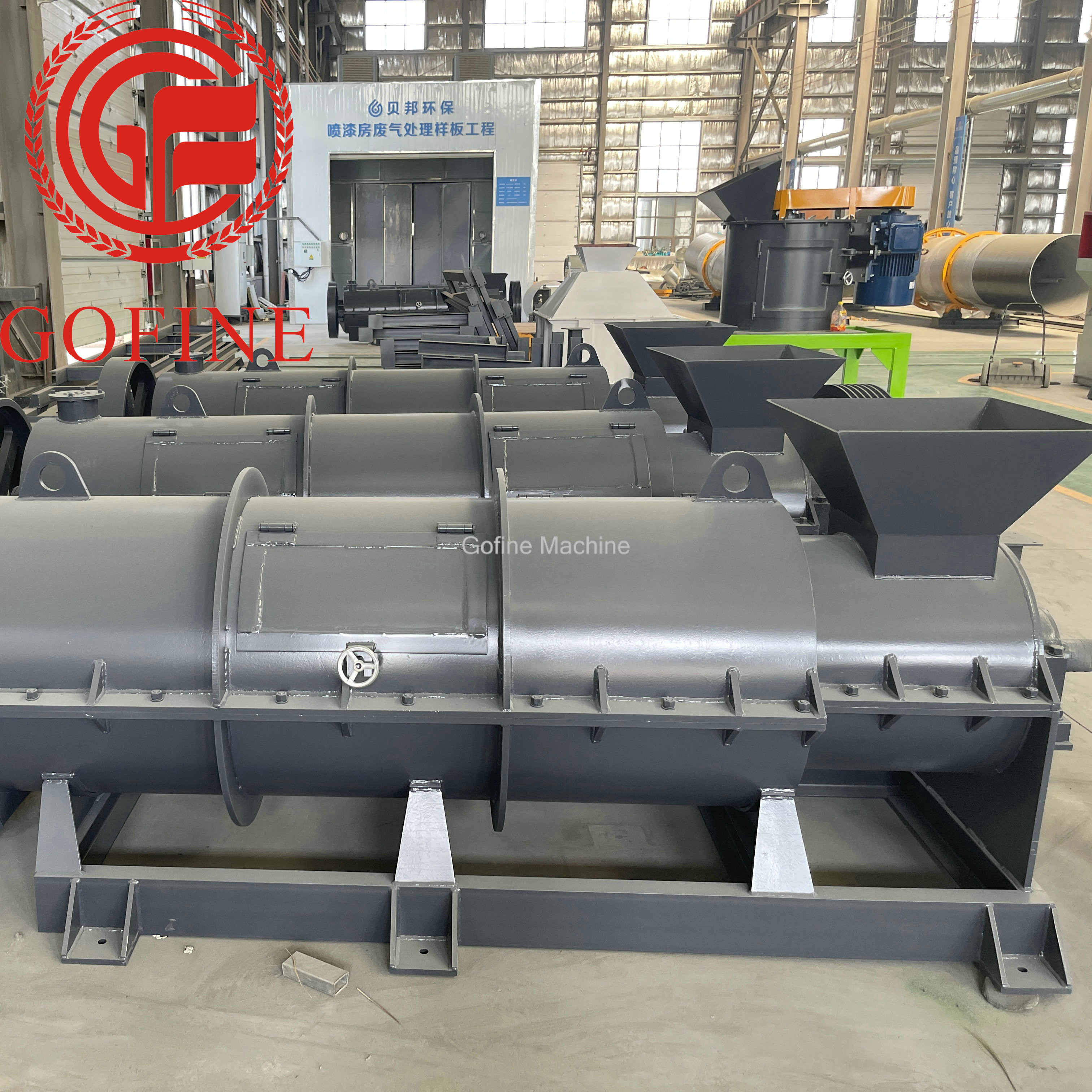5-8 TPH New Type Organic Fertilizer Granulator Stable Operation