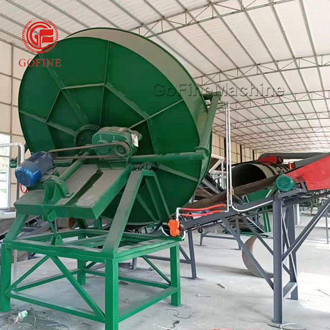 3-5T/H Capacity Disc Granulator Fertilizer Production Line With ...
