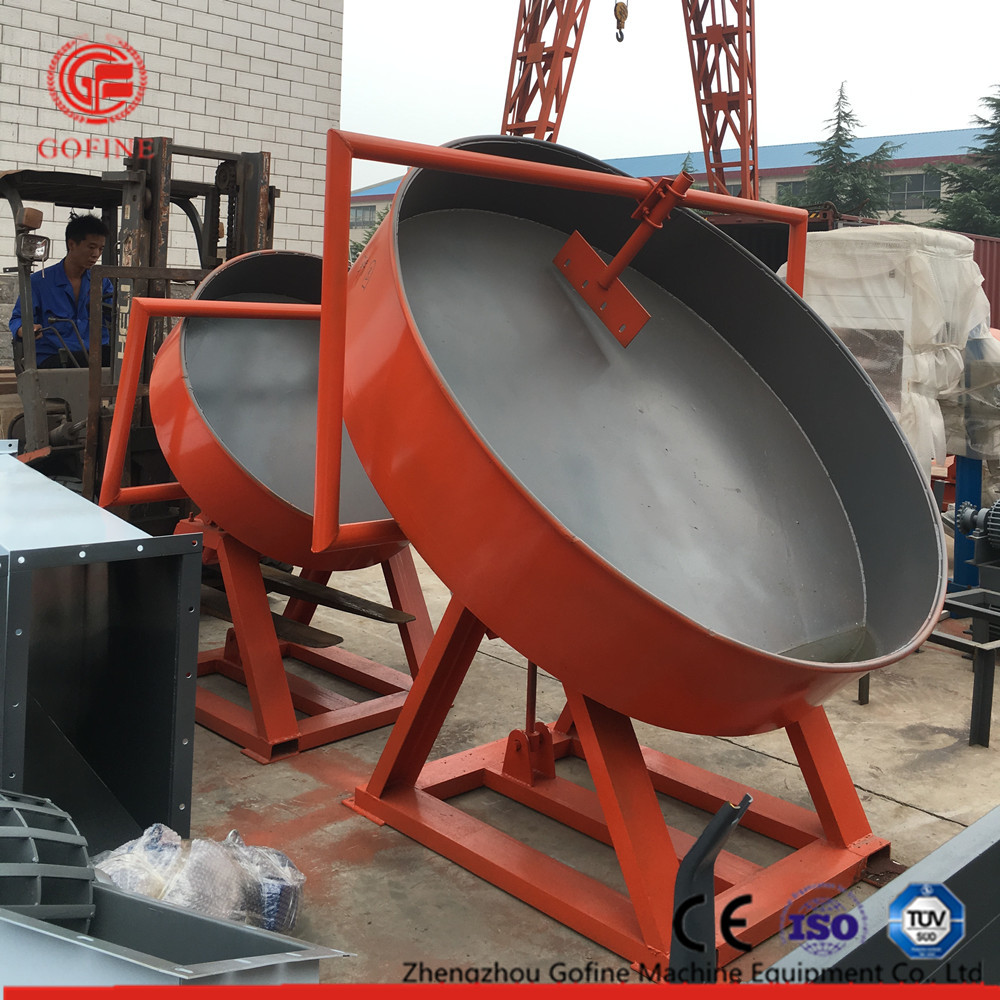 Bio Fertilizer Granulator Machine / Mineral Powder Disc Granulator Machine